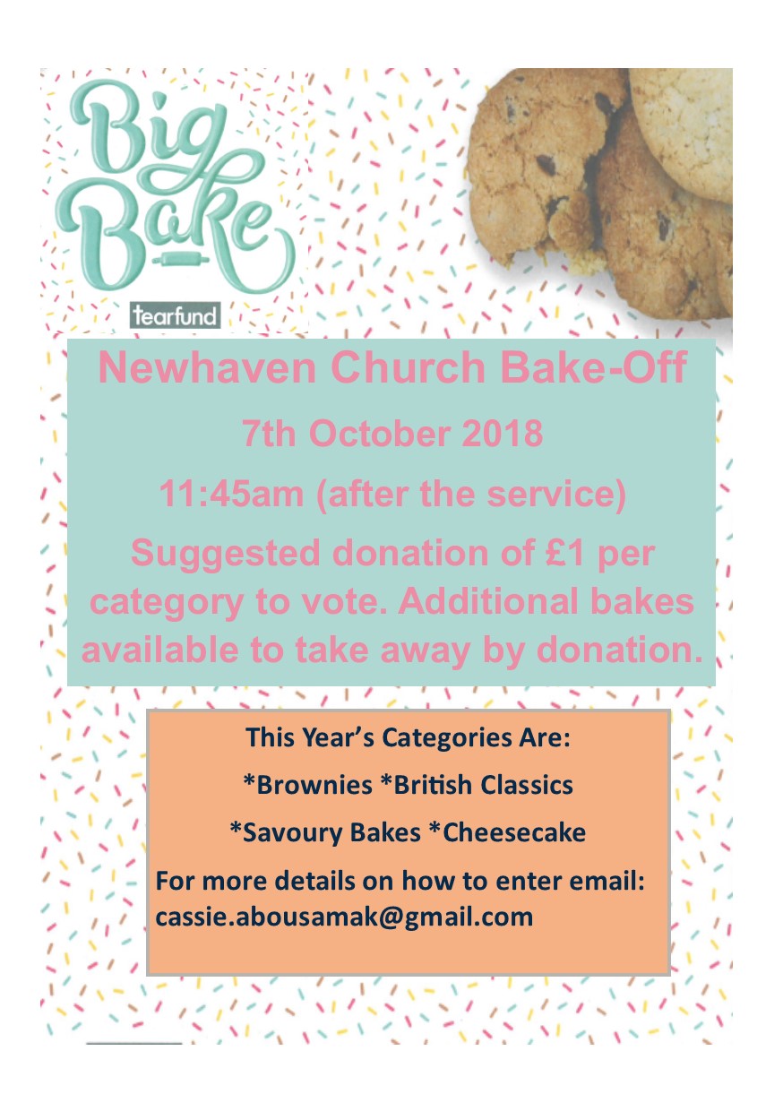 Newhaven Church Bake Off – NEWHAVEN CHURCH